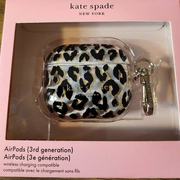 kate spade | Accessories | Nib Kate Spade City Cheetah Airpod Pro Case ...
